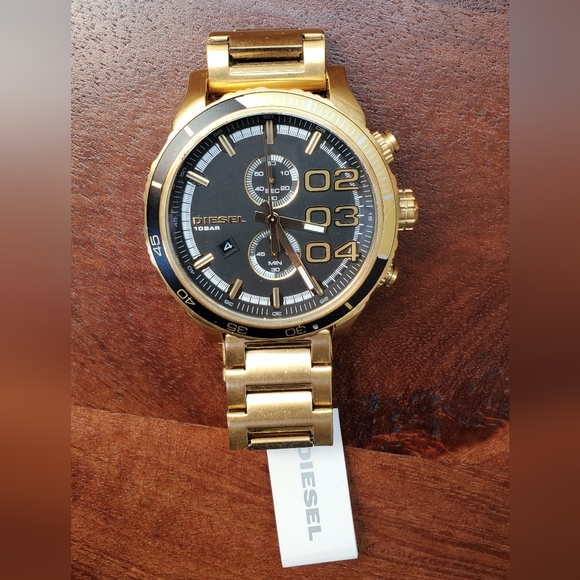 Diesel | Accessories | Diesel Gold Watch New With Tags | Poshmark